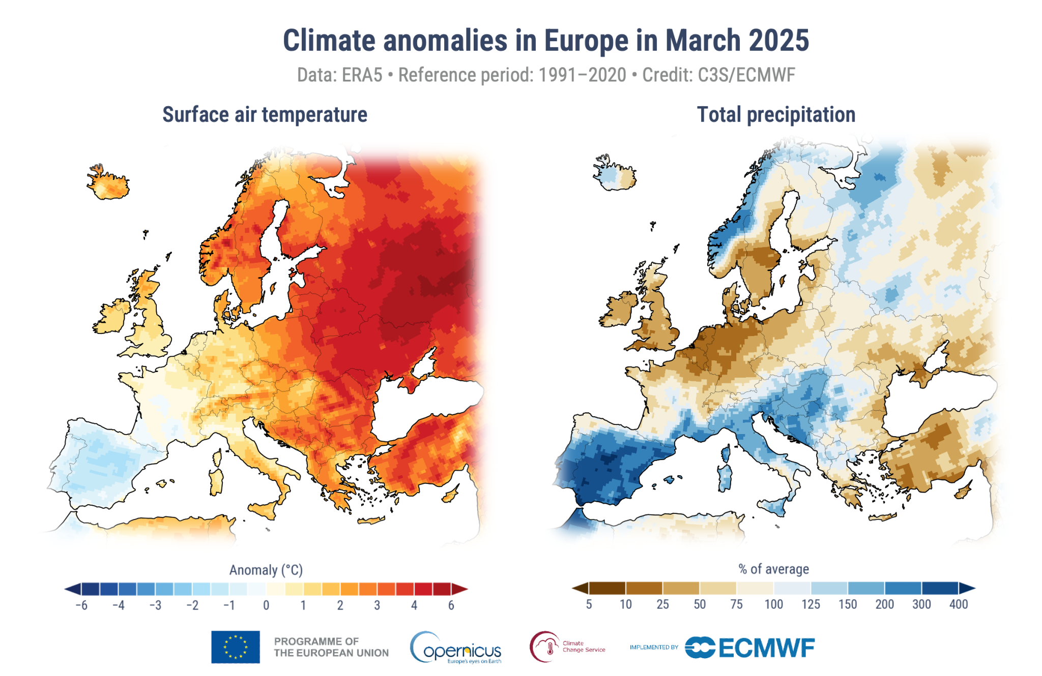Copernicus: Warmest March in Europe and lowest Arctic winter sea ice ...
