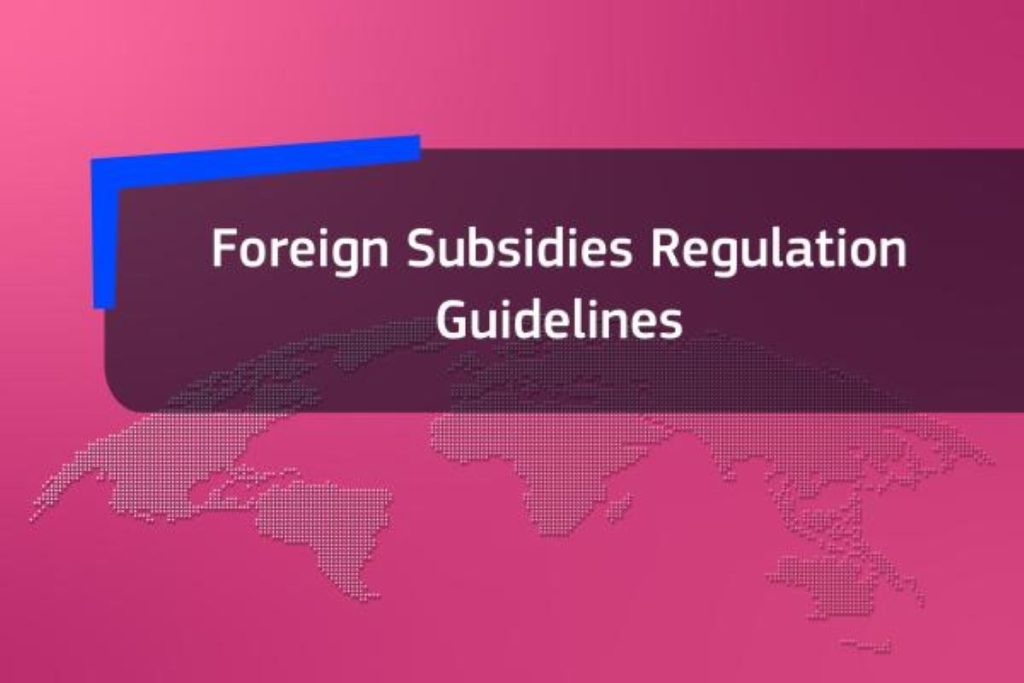 Commission publishes Foreign Subsidies Regulation Guidelines - EU Reporter